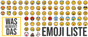 Emoji Liste 📋 😍 | Über 700 Emojis & Smileys jetzt kopieren! 👍🏼